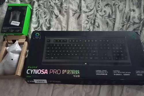 Игровая клавиатура cynosa pro + мышь deathadder