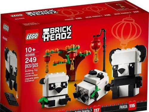 Лего 40466 brickheadz Панды на китайский Новый год