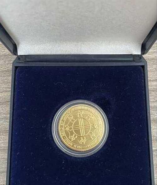 Золотая монета «Шелковый путь» Казахстан 7,78 гр