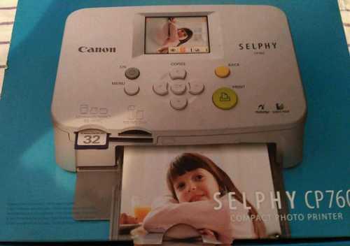 Принтер Canon selphy CP760