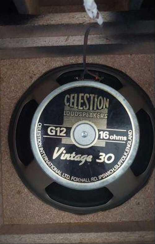 Кабинет гитарный Celestion vintage 30 16 Om 12"