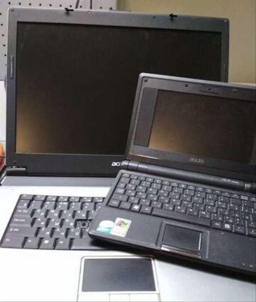 Ноутбук Acer и нетбук Asus