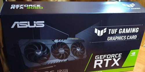 Коробка от видеокарты asus RTX 3060 TUF