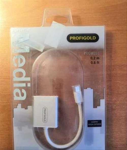 Переходник MinidisplayPort Hdmi ProfiGold