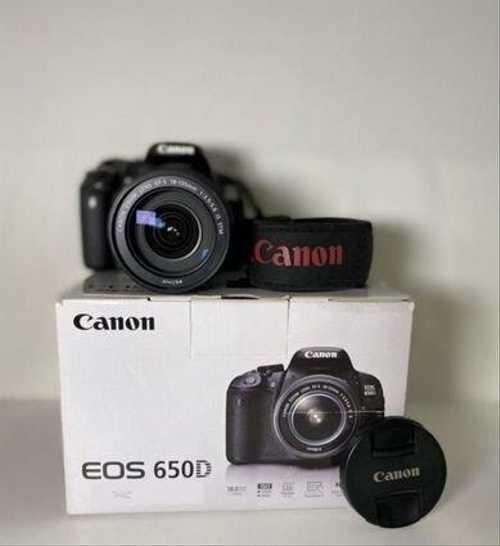 Зеркальный фотоаппарат Canon 650D 18-135 STM