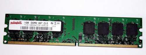 Оперативная память TakeMS TMS1GB264C081 1GB DDR2-6