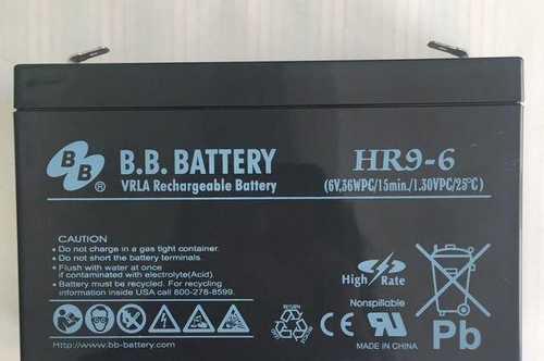 Аккумулятор b.b. battery hr9-6