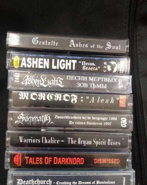Аудиокассеты black metal / death metal