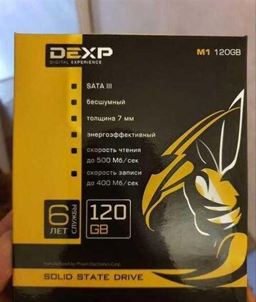 SSD диск Dexp M1 120Gb (на гарантии)