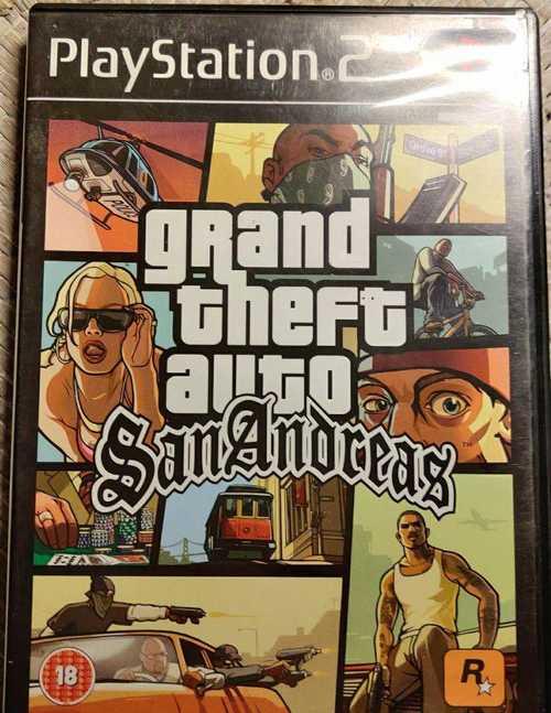 GTA: San Andreas ps2 лицензия (pal)
