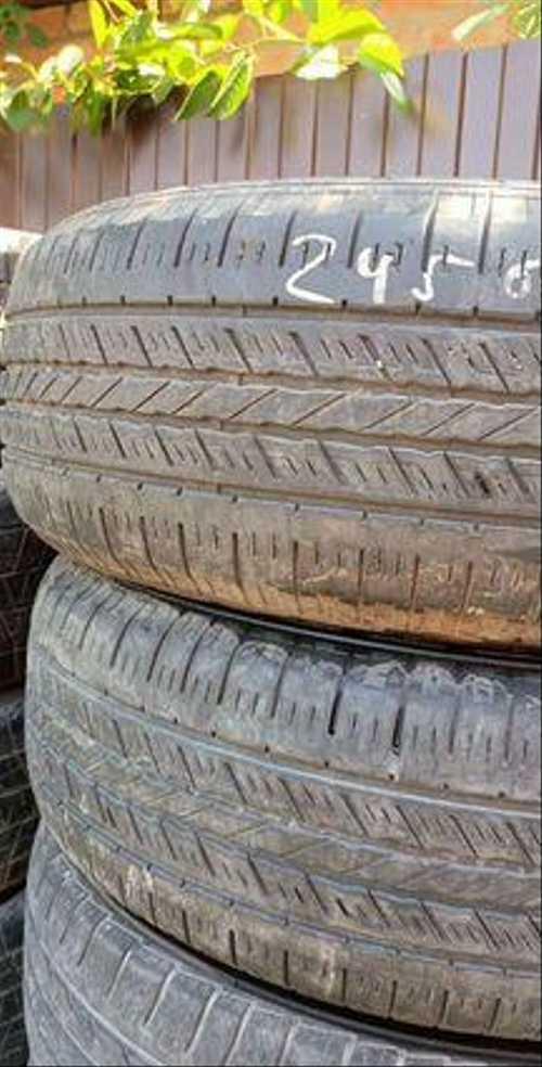 Пара летних шин 245 65 17 Hankook dynapro Hp
