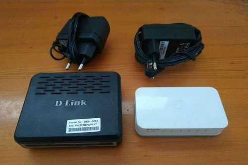 Коммутаторы D-Link DES-1005A, 2шт