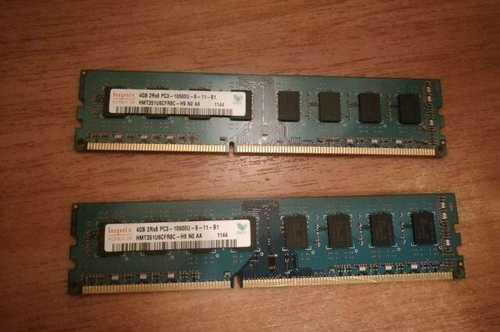 Оперативная память Hunix ddr3 x2 4gb 1333mhz