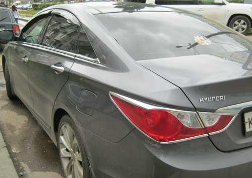 Дефлекторы окон и капота Hyundai Sonata/i45 (2010