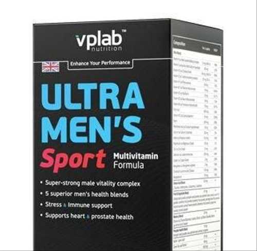 Витаминно-минеральный комплекс vplab ultra MEN spo