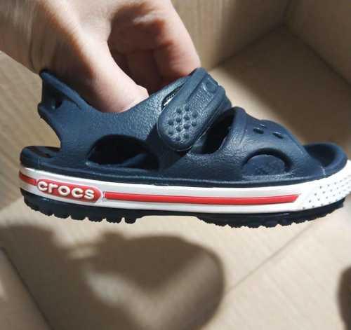 Сандалии Crocs. оригинал. немного б/у. 19 рр
