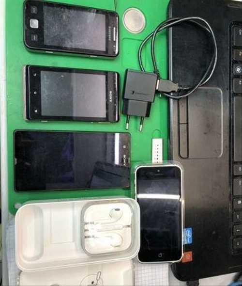 Телефоны Samsung, Xperia, iPhone
