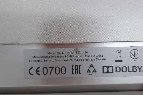 Планшет Lenovo yoga 60047 на запчасти