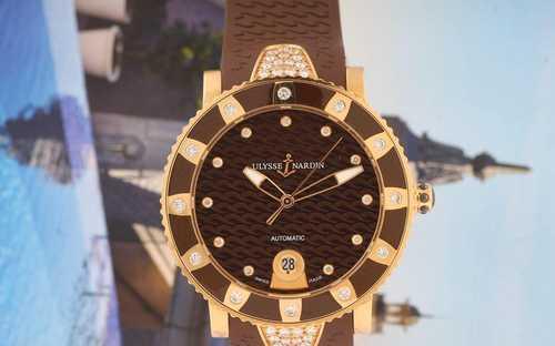 Ulysse Nardin Lady Diver Marine Rose Gold with Dia