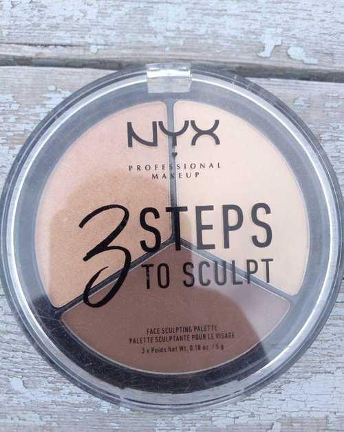 NYX 3 steps TO sculpt Палетка-контуринг