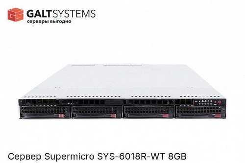 Сервер Supermicro SYS-6018R-WT 8GB 1xE5-2643V4