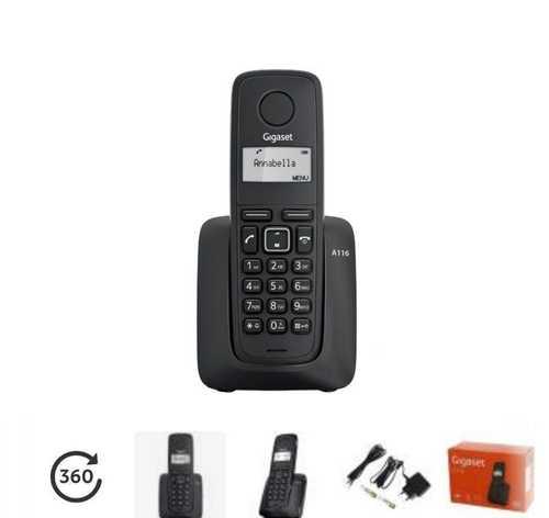 Телефон dect Gigaset A116 Black 15шт