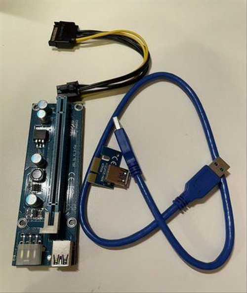 Райзер pci-e 6 pin VER006C