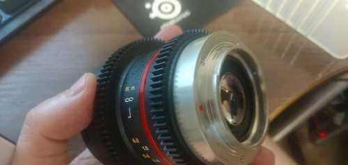 Samyang 8mm T3.1 Fisheye II cine Fujifilm X