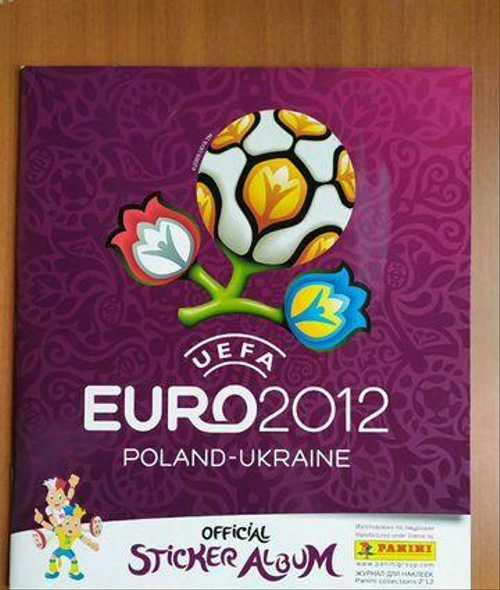 Альбом panini Euro 2012 новый