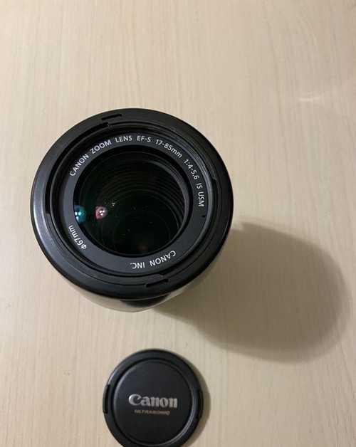 Объектив Canon zoom lens EF-S 17-85
