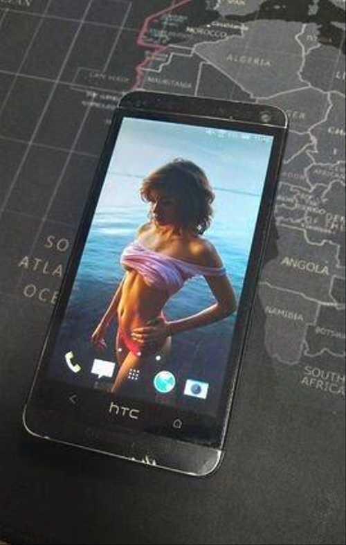 Телефон HTC One m7 черный