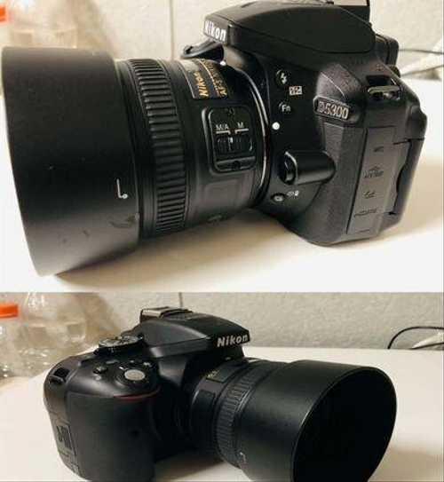 Фотокамера Nikon D5300 (AF-S Nikkor 50mm F-1.8G)