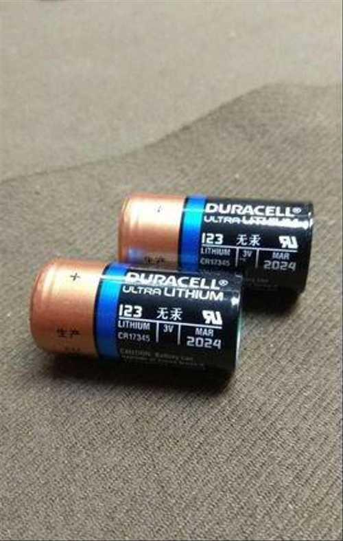 Батарейки Duracell 123 CR 17345
