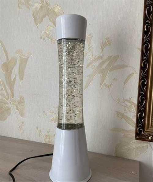 Лампа-ночник с блестками, 39 см