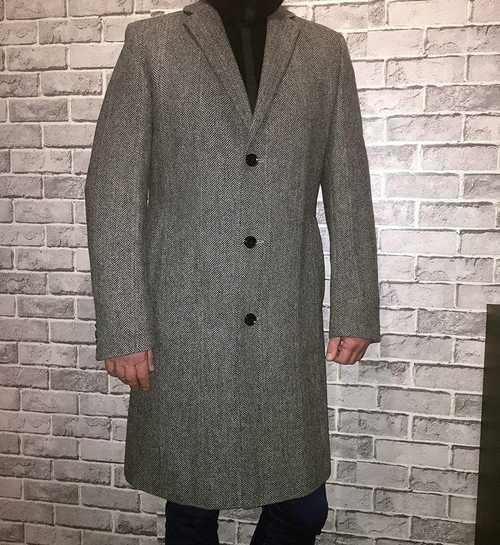Пальто Hugo Boss. Оригинал. Шерсть. XL