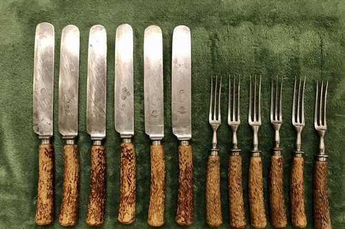Царский столовый набор ножей и вилок