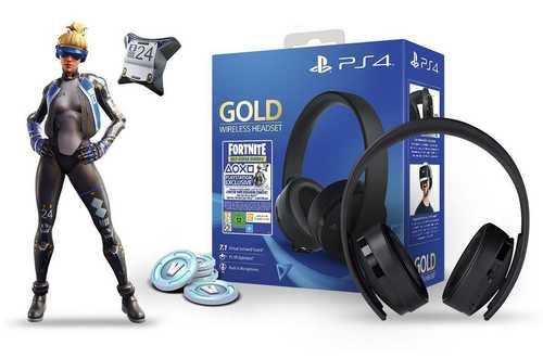 Наушники беспроводные Sony Gold PS4/PS3/PS Vita (c