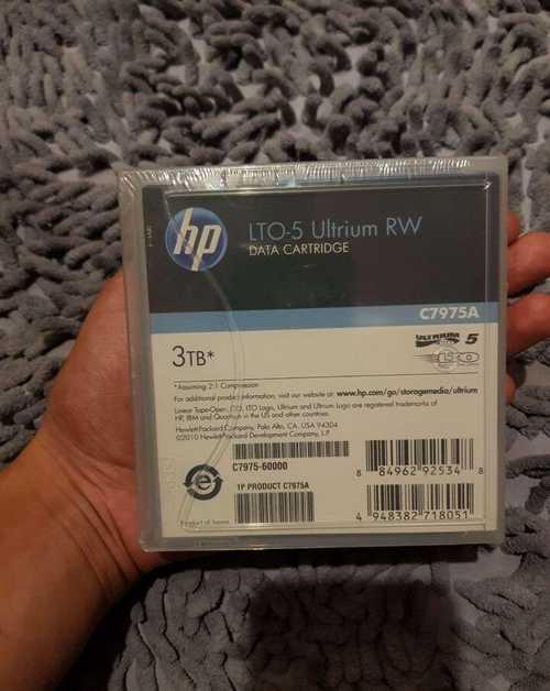 Ленточный картридж HP LTO-5 Ultrium 3TB RW Data Ca