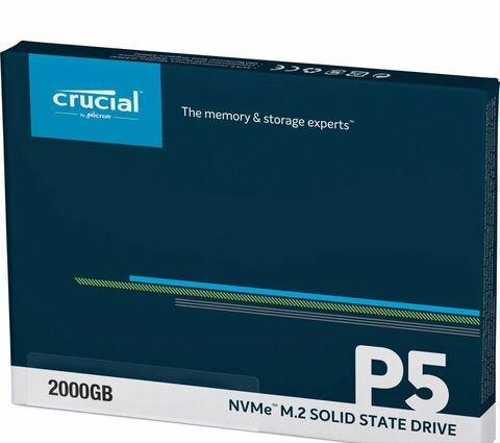 Crucial P5 SSD NVMe M.2 2TB CT2000P5SSD8