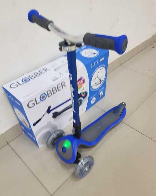 Самокат Globber Elite Prime Blue (новый)