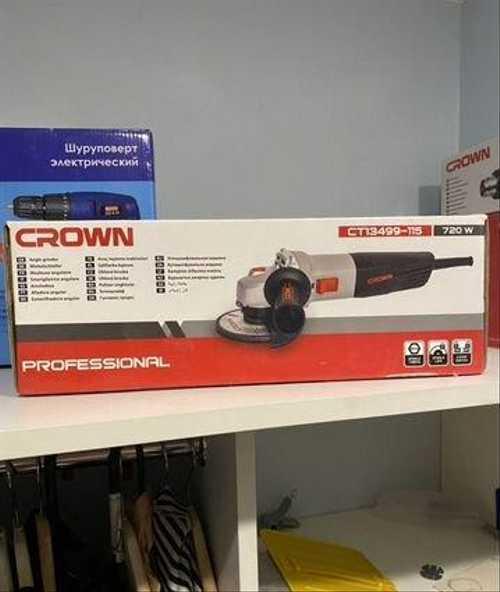 Ушм болгарка Crown ct13499 - 115 720вт новая