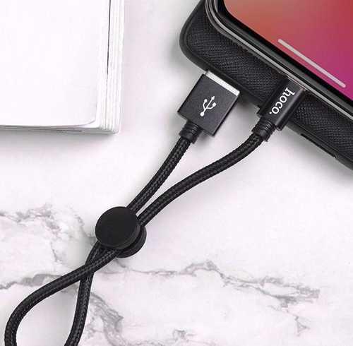 USB кабель hoco X35 для Lightning iPhone, 25 см