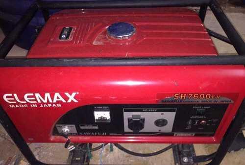 Бензиновый генератор Elemax SH 7600EX