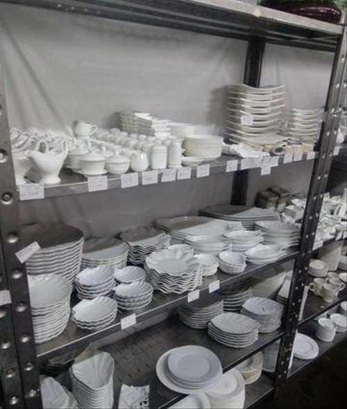 Посуда столовая, кухонные принадл-ти, скатерти
