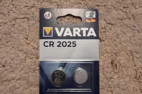 Батарейки Varta CR 2025