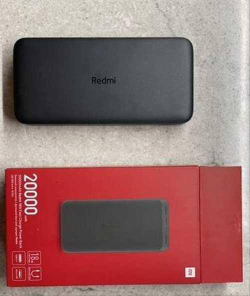 Внешний аккумулятор Power Bank Xiaomi redmi 20000