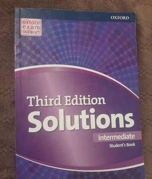 Solutions intermediate 3rd edition. Книга third Edition solutions Intermediate students book. Solutions Intermediate 3rd. Оксфорд английский Intermediate.