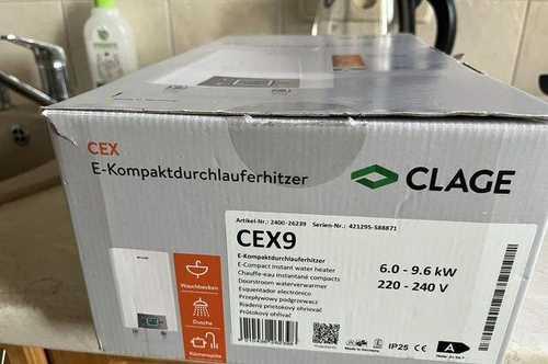 Clage CEX 9 проточный водонагреватель 6-9.6W