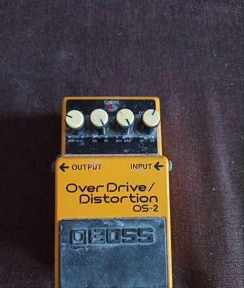 Педаль Boss OverDrive Distotion OS-2