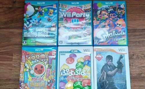 Игры на дисках для Wii и Wii U